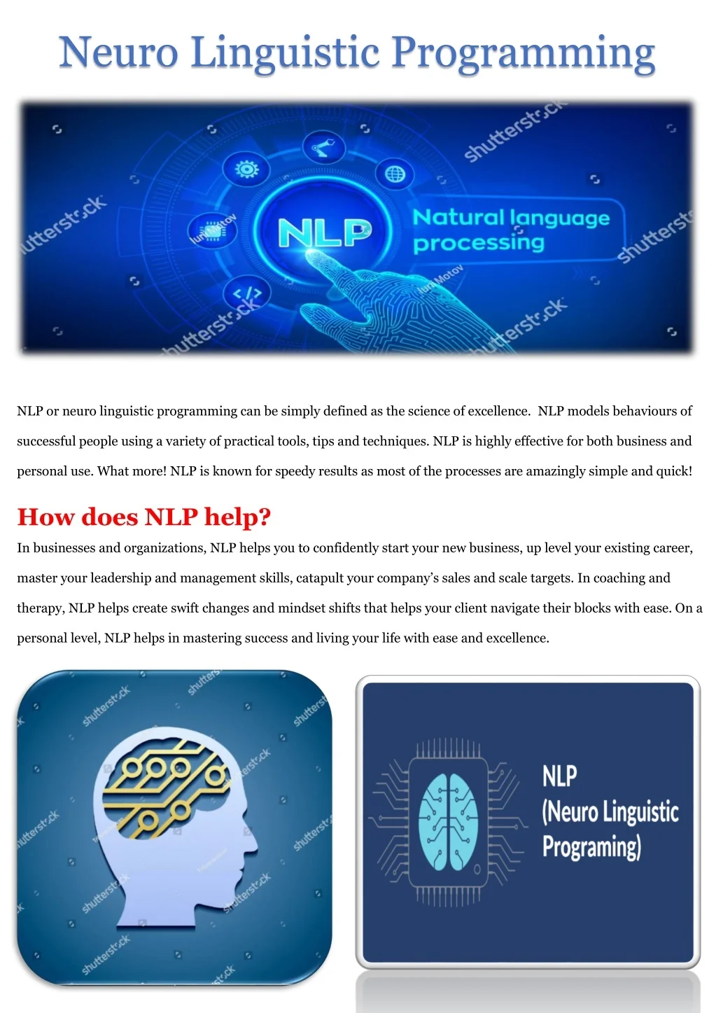 PPT - Neuro Linguistic Programming PowerPoint Presentation, free ...