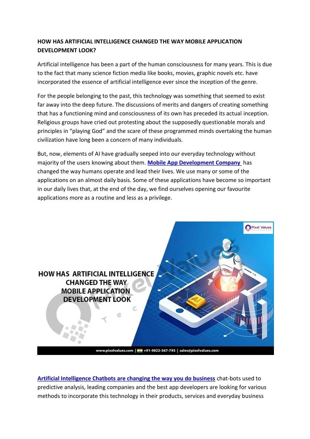 PPT - HOW HAS ARTIFICIAL INTELLIGENCE CHANGED THE WAY MOBILE ...