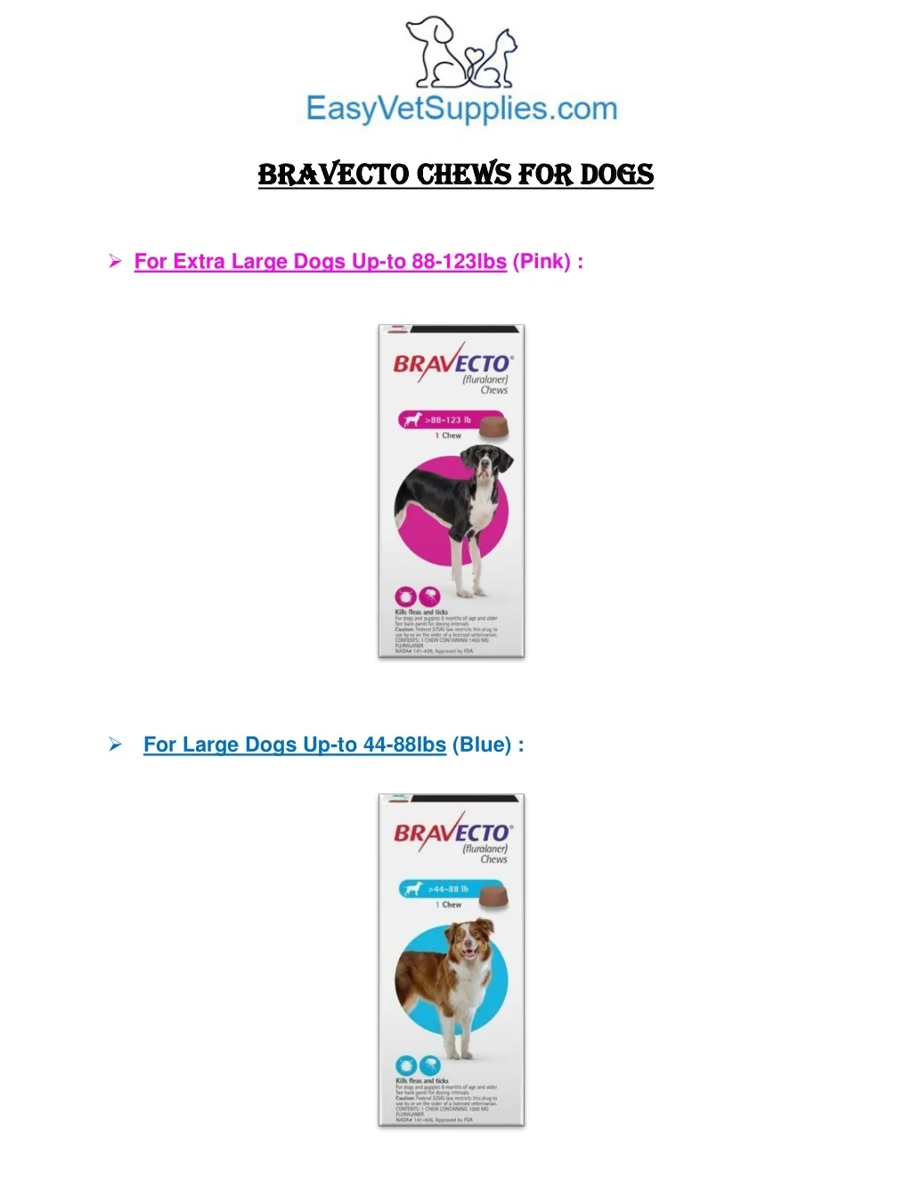 PPT - Bravecto Chews For Dogs - Easyvetsupplies PowerPoint Presentation ...