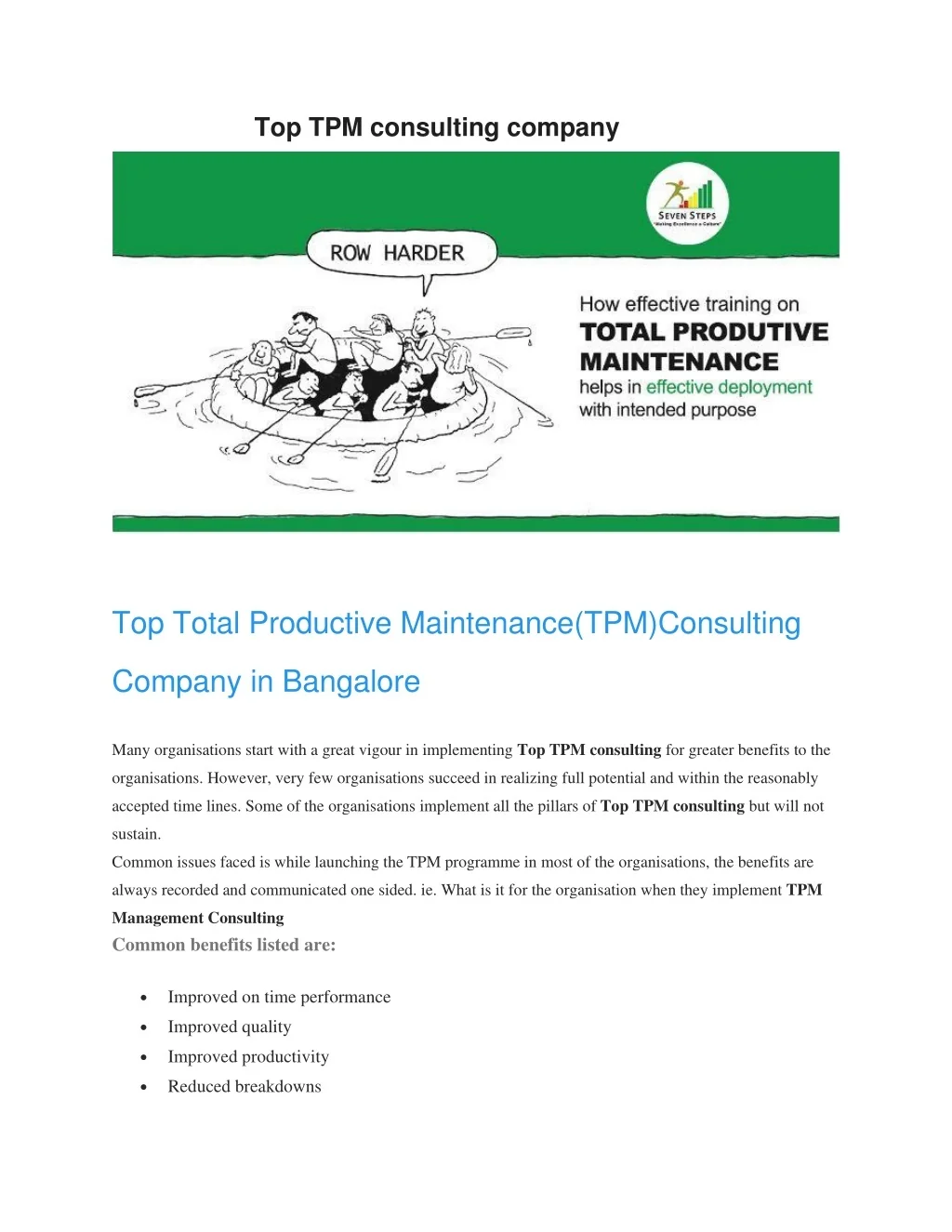 PPT - Top TPM consulting company PowerPoint Presentation, free download ...