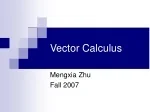 PPT - VECTOR CALCULUS PowerPoint Presentation, free download - ID:1730545