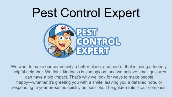 PPT - Reliable Pest Management - Pest Control Expert PowerPoint ...