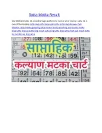 PPT - Satta Matka King Result, Tips and Number PowerPoint Presentation ...