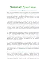 PPT - Softmath Solves Any Algebra Problem PowerPoint Presentation, free download - ID:7602800