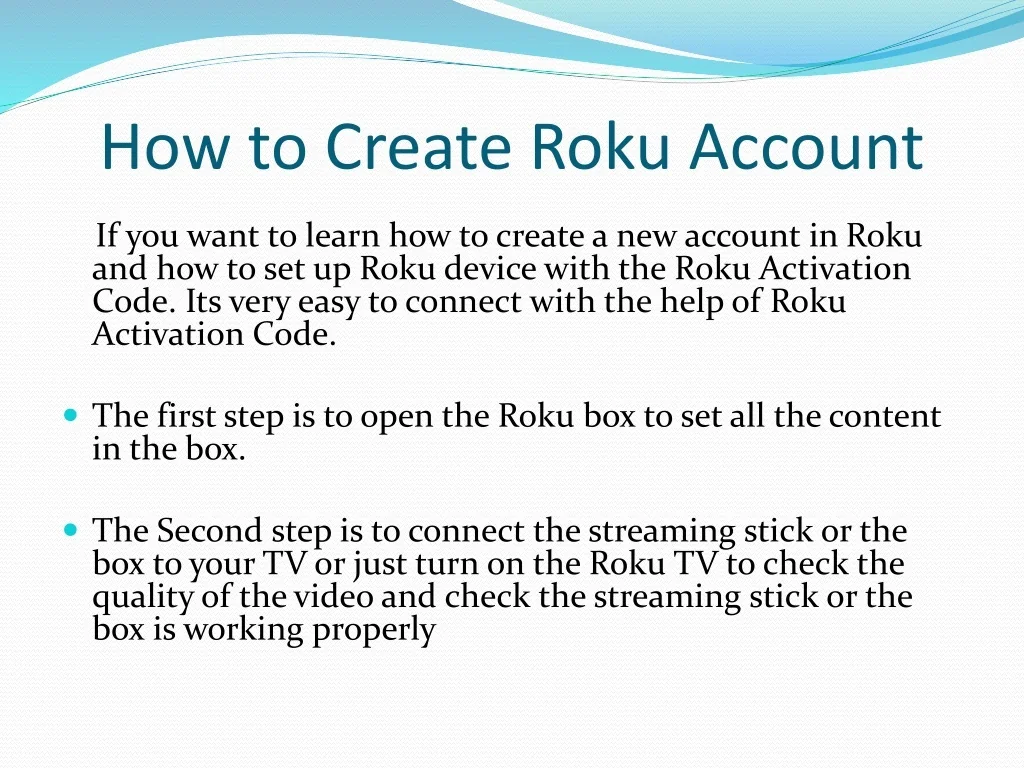 PPT - How To Create Roku Account PowerPoint Presentation, free download ...