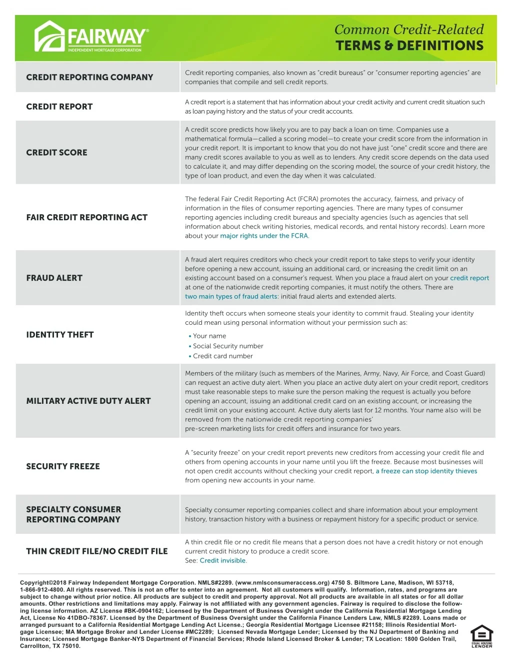 PPT - Common Credit Related Terms Definitions PowerPoint Presentation ...