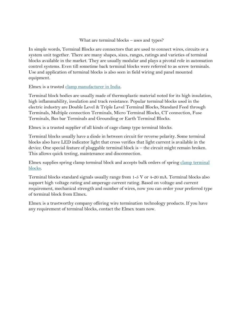 PPT - What are terminal blocks – uses and types? PowerPoint ...