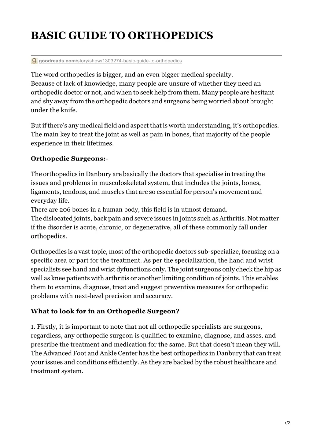 PPT - BASIC GUIDE TO ORTHOPEDICS PowerPoint Presentation, free download ...
