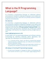 PPT - What is R programming PowerPoint Presentation, free download - ID:11784828