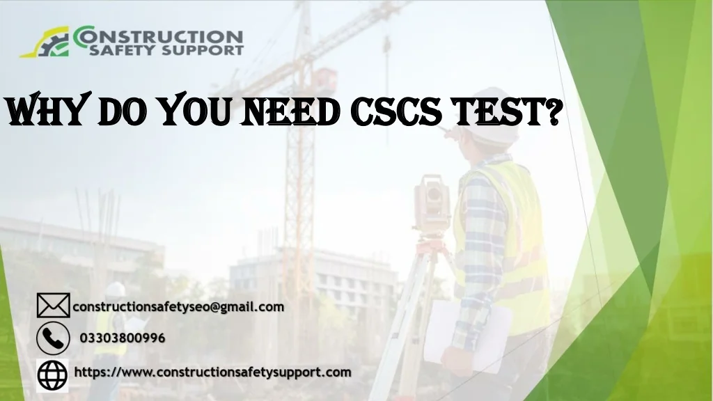 PPT - Why you Need a CSCS Test? PowerPoint Presentation, free download ...
