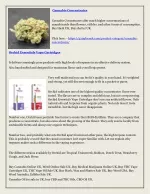 PPT - Efficient information about marijuana concentrates PowerPoint ...