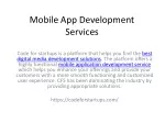 PPT - Mobile App Development Services PowerPoint Presentation, free ...