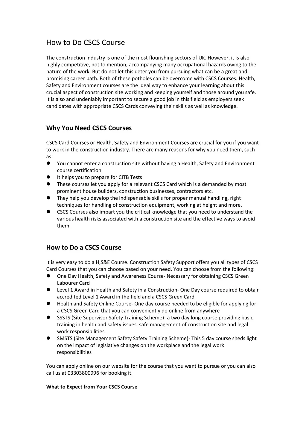 PPT - How to do a CSCS Course? PowerPoint Presentation, free download ...