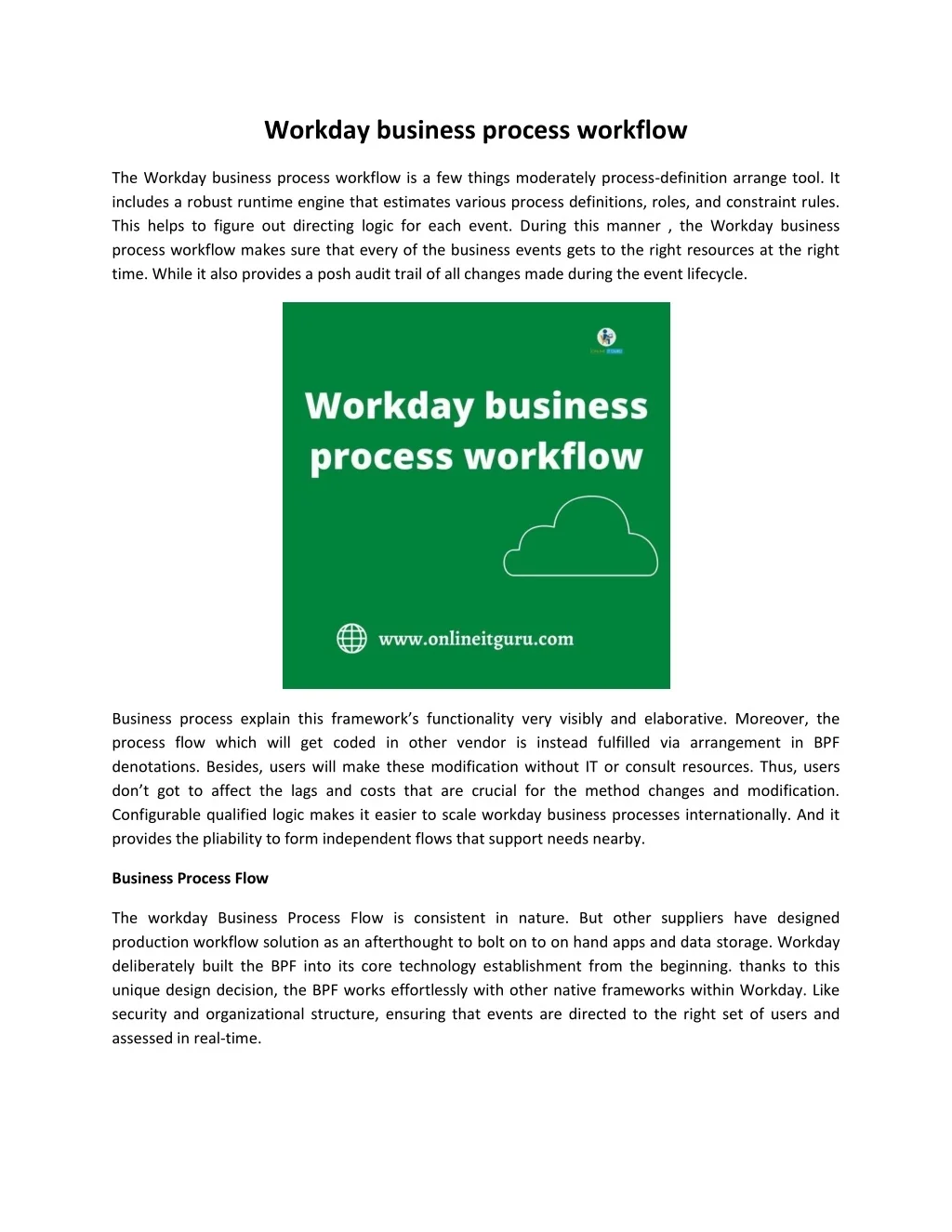 PPT - Workday business process workflow PowerPoint Presentation, free ...