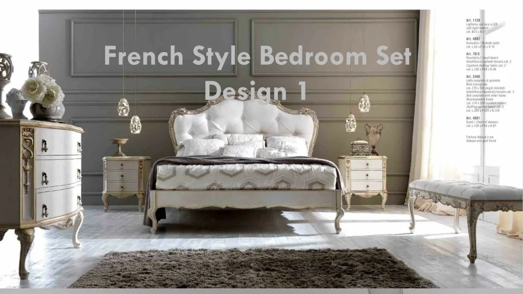 PPT - French Style Bedroom Set Designs PowerPoint Presentation, free ...