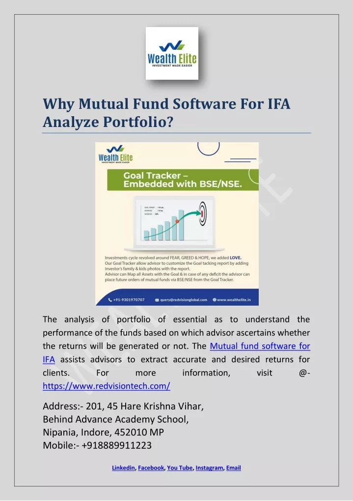 PPT - Why Mutual Fund Software For IFA Analyze Portfolio? PowerPoint ... PPT - Why Mutual Fund Software For IFA Analyze Portfolio? PowerPoint ...