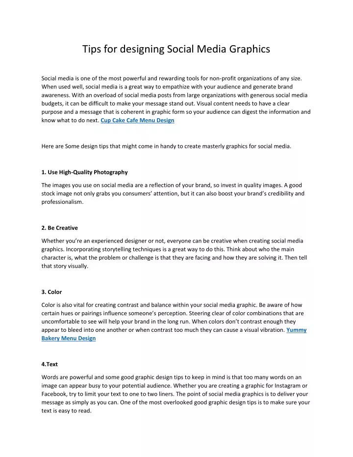 PPT - Tips for designing Social Media Graphics PowerPoint Presentation ... PPT - Tips for designing Social Media Graphics PowerPoint Presentation ...