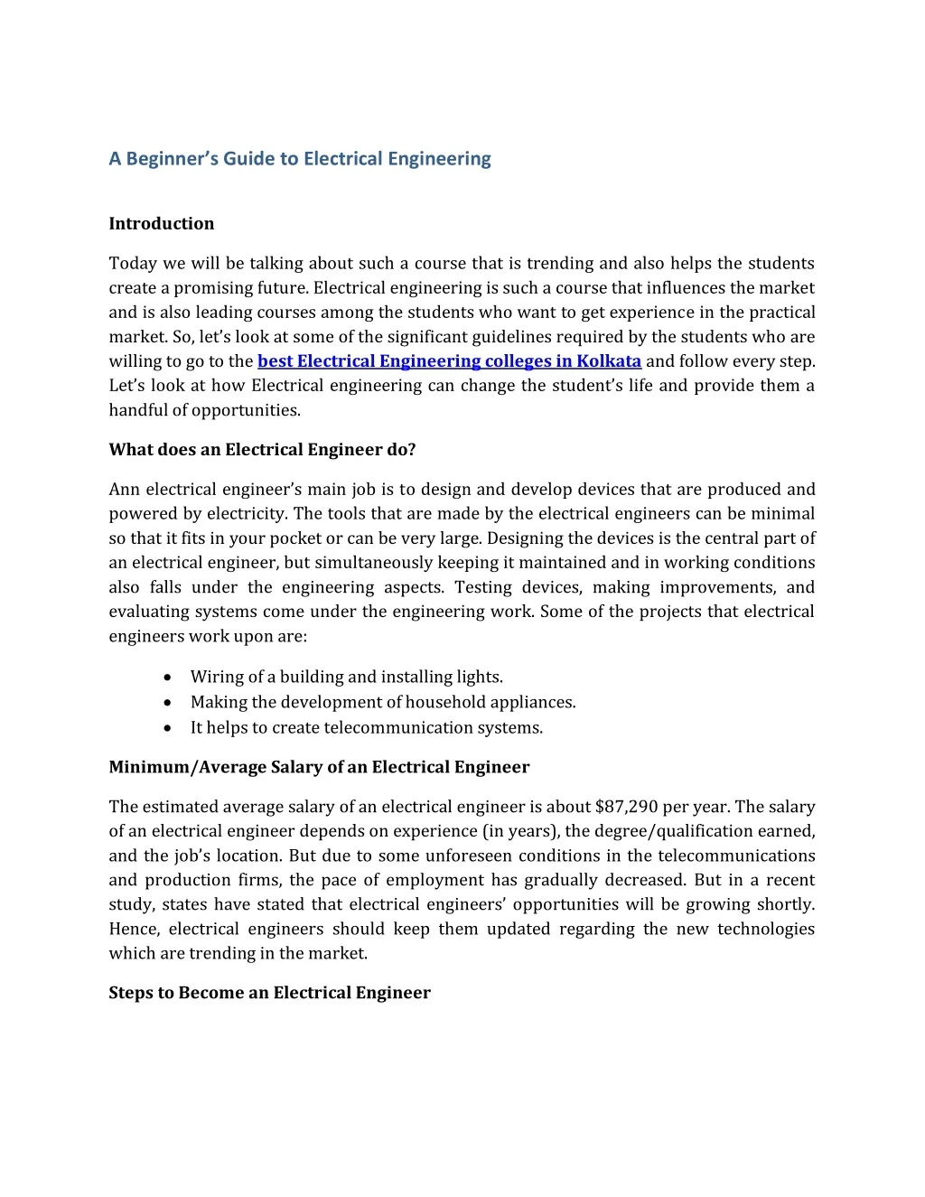 PPT - A Beginner’s Guide to Electrical Engineering PowerPoint ...