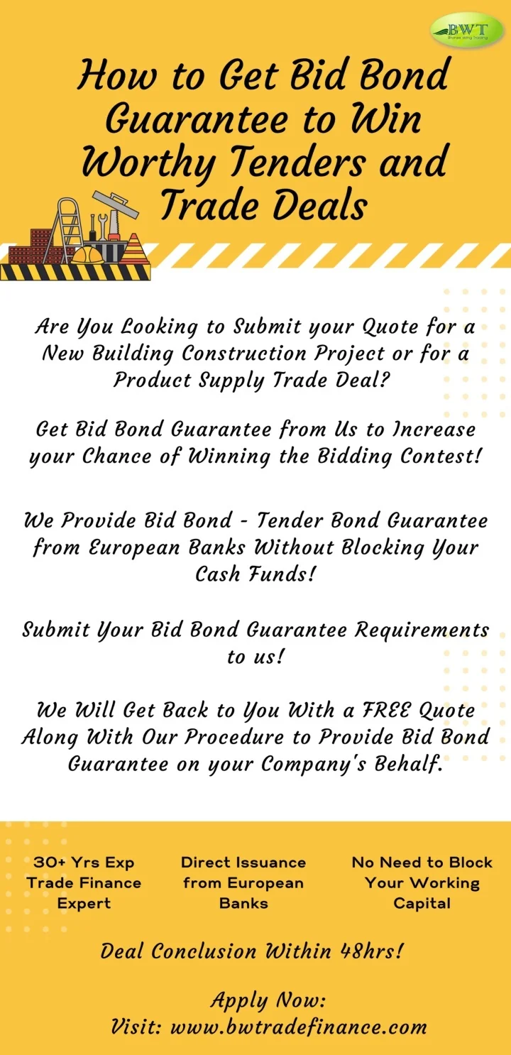 PPT - Infographics – Bid Bond Guarantee – Tender Bond PowerPoint ...