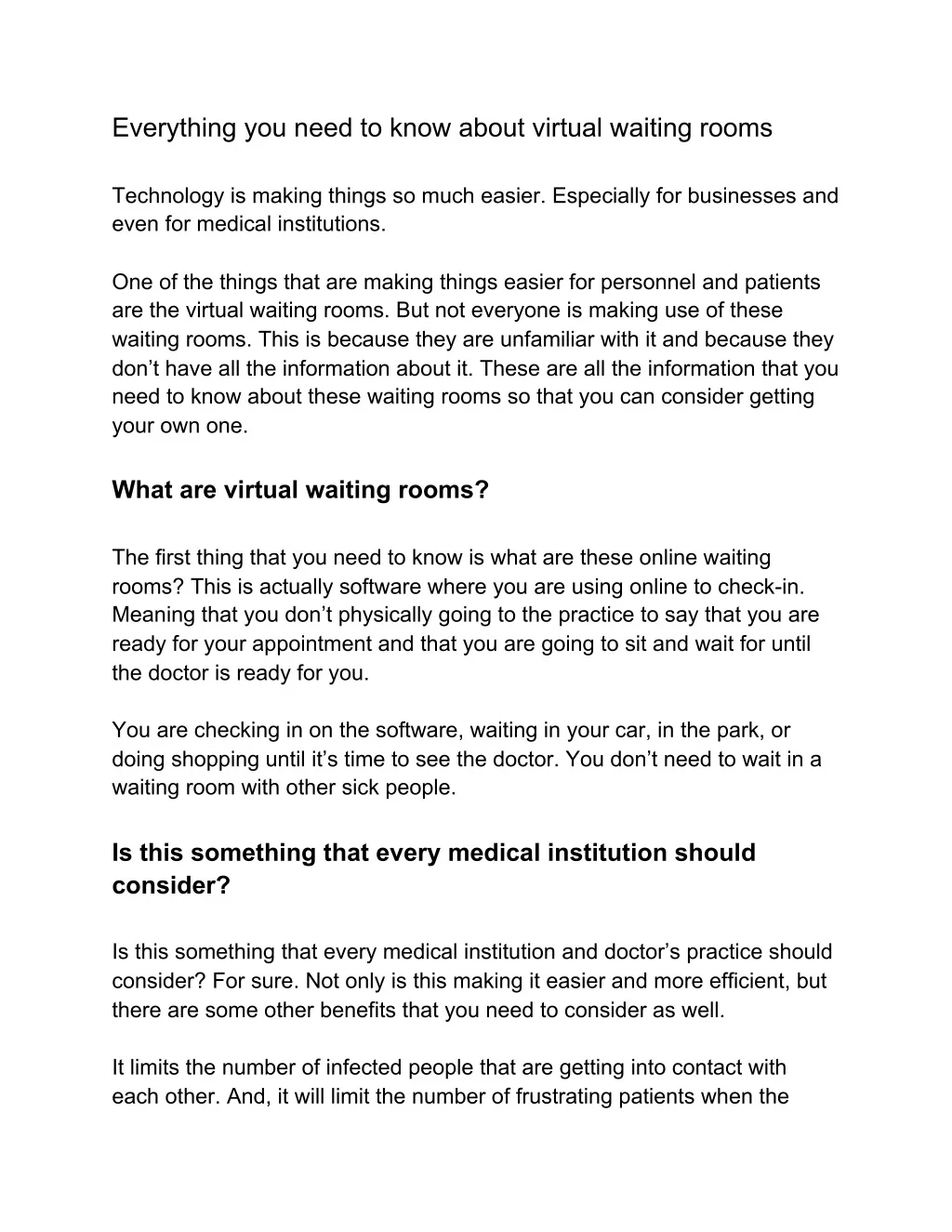 PPT - Everything you need to know about virtual waiting rooms ...
