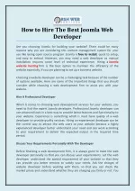 PPT - A Brief Guide On How To Hire Joomla Programmers PowerPoint ...