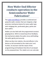PPT - Wafer Fabrication PowerPoint Presentation, free download - ID:1779836