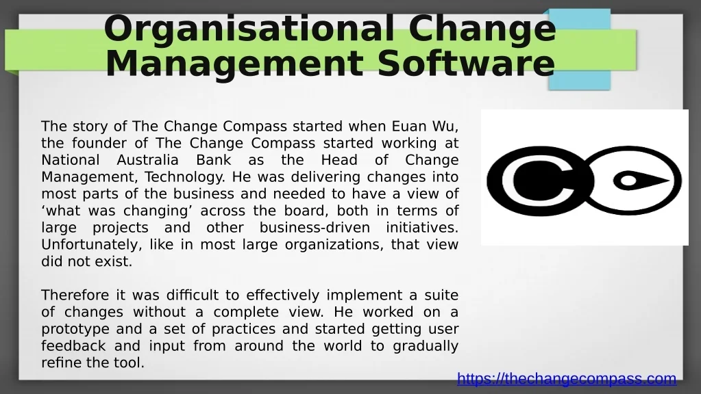 PPT - Organisational Change Management Software PowerPoint Presentation ...