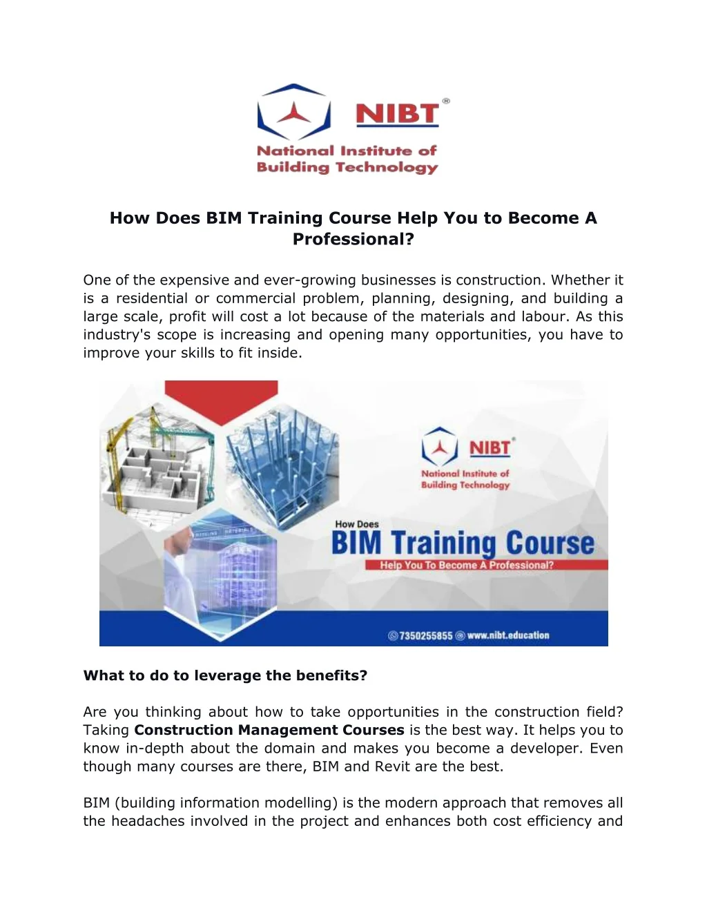 PPT - How Does BIM Training Course Help You to Become A Professional ...