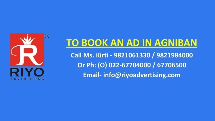 PPT - Book-ads-in-Agniban-newspaper-for-Display-ads,Agniban-Display-ad ...