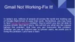 PPT - Guide to fix Gmail not working on iPhone PowerPoint Presentation ...