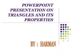 PPT - Properties of Triangles PowerPoint Presentation, free download ...