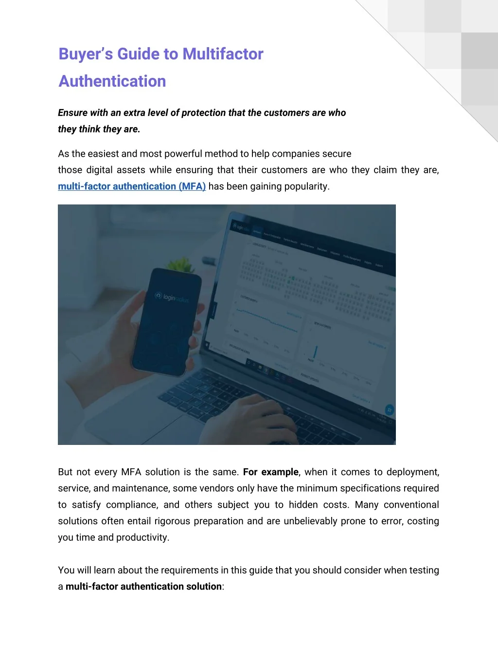 PPT - Guide to Multifactor Authentication PowerPoint Presentation, free ...