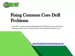 PPT - Basics of Core Drilling Presentation PowerPoint Presentation ...