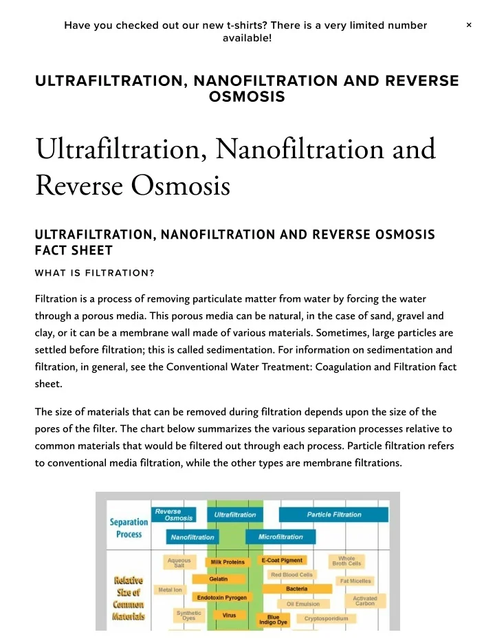 PPT - Types of water membranes filtration PowerPoint Presentation, free ...