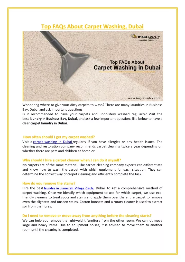 PPT - Top 5 Important Questions Regarding Carpet Washing in Dubai ... PPT - Top 5 Important Questions Regarding Carpet Washing in Dubai ...
