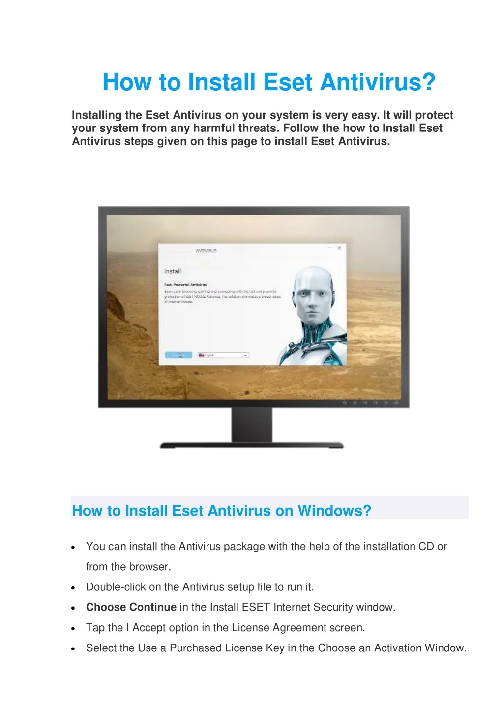 PPT - How to Install ESET Antivirus? | Quick & Simple Process ...