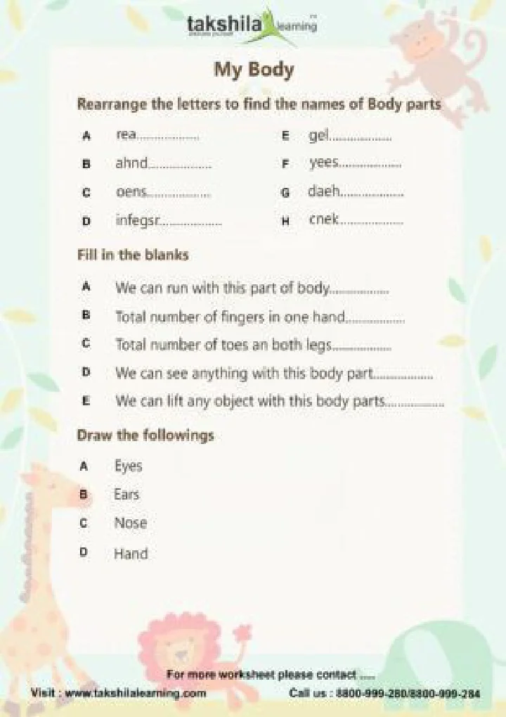 PPT - Worksheets for class 1 EVS NCERT & CBSE - Best Class 1 worksheets ...