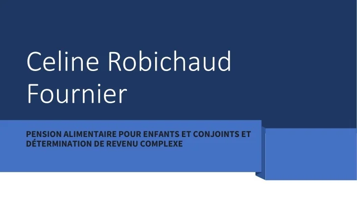 PPT - PENSION ALIMENTAIRE POUR ENFANTS PowerPoint Presentation, free ...
