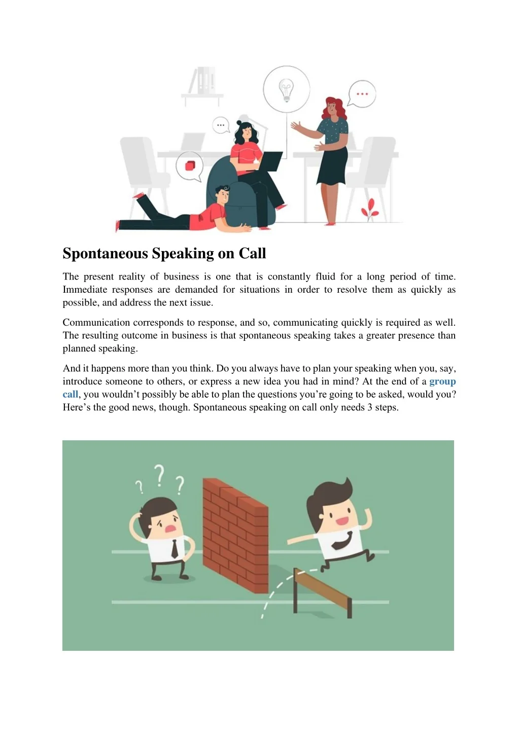 PPT - Spontaneous Speaking on Call PowerPoint Presentation, free ...