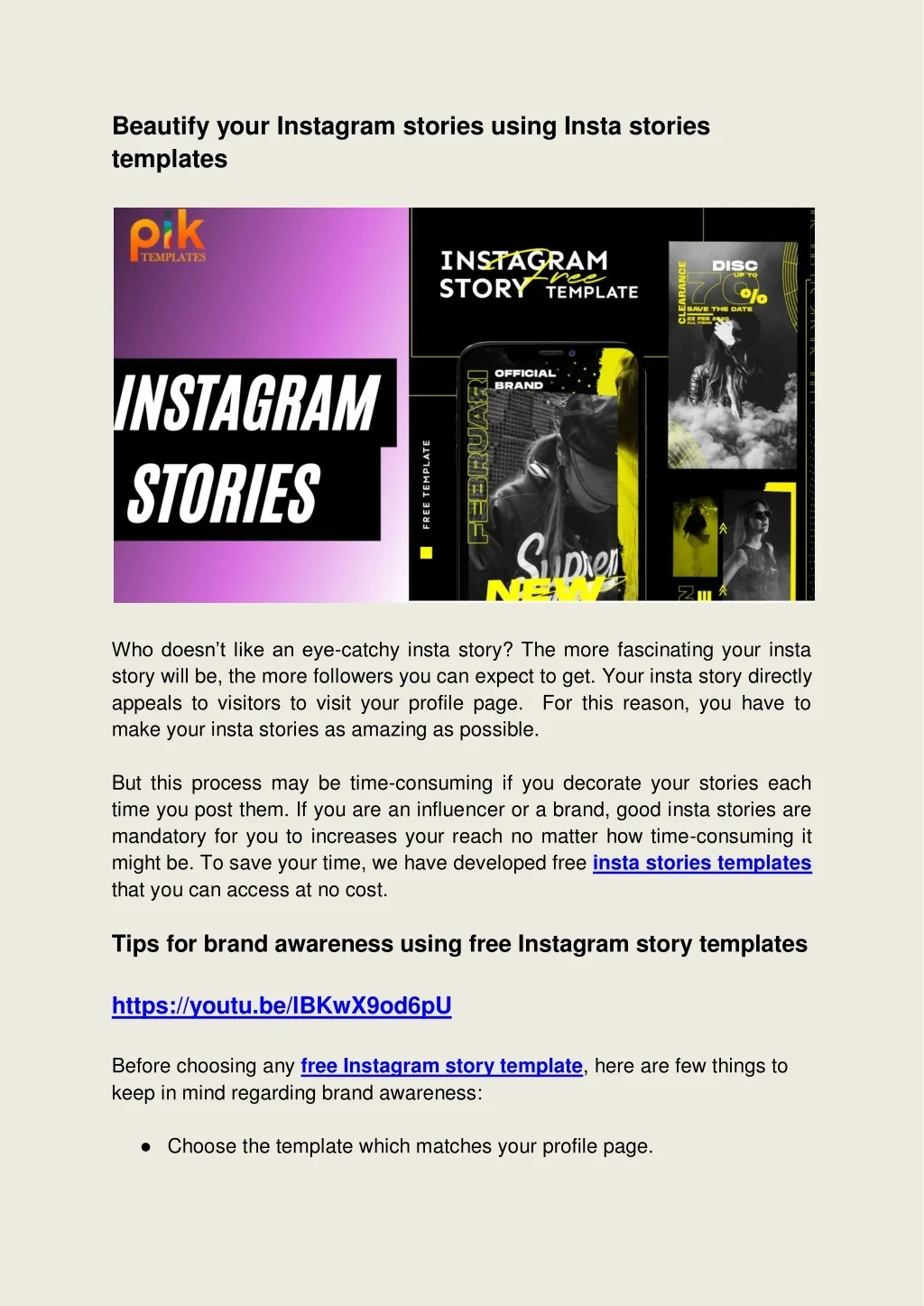 PPT - Beautify your Instagram stories using Insta stories templates ...