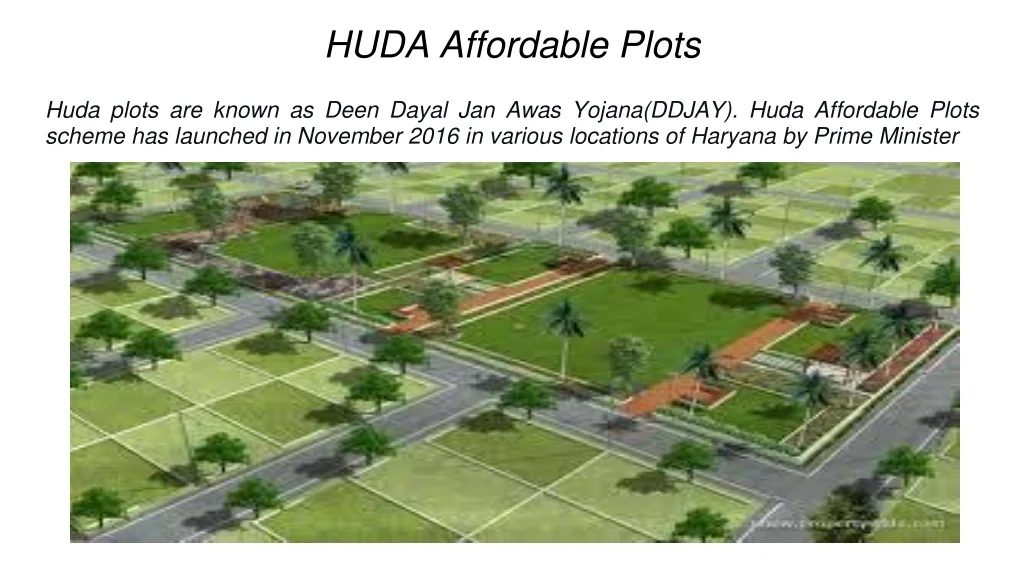 PPT - HUDA Affordable Plots PowerPoint Presentation, free download - ID ...