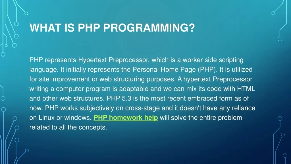 PPT - What Is PHP Programming PowerPoint Presentation, free download ...