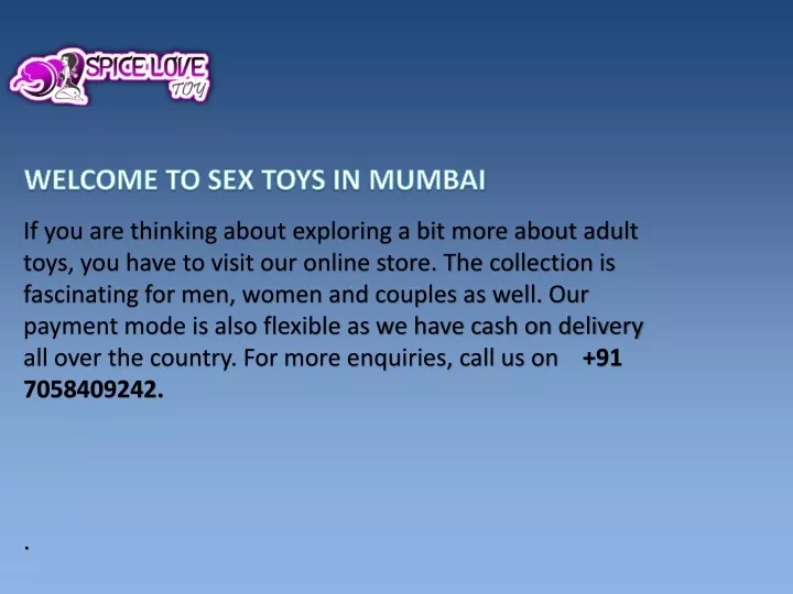 Ppt Sex Toys In Mumbai Powerpoint Presentation Free Download Id