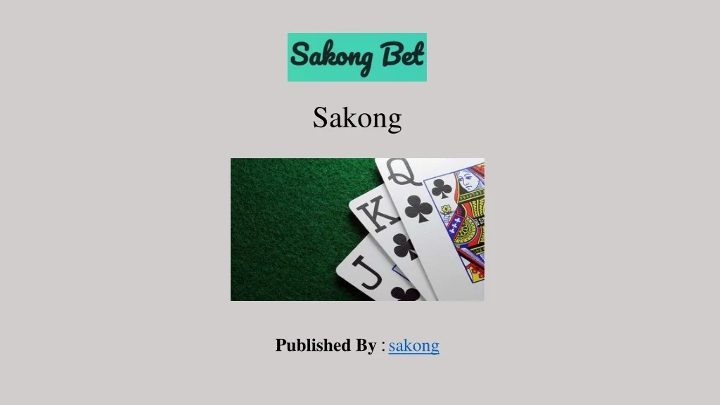 PPT - Sakong PowerPoint Presentation, free download - ID:10507571