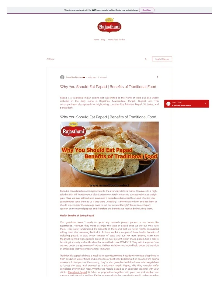 PPT - Why You Should Eat Papad Benefits of Traditional Food ...