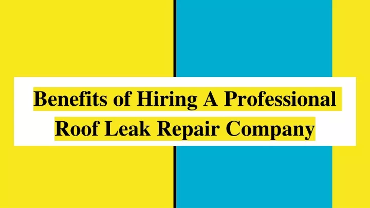 Ppt Roof Leak Repairs Geelong Powerpoint Presentation Free Download