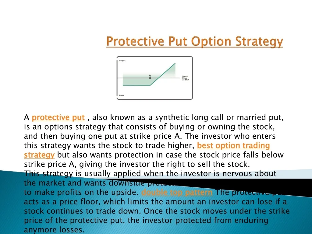 PPT - Protective Put Option Strategy PowerPoint Presentation, free ...