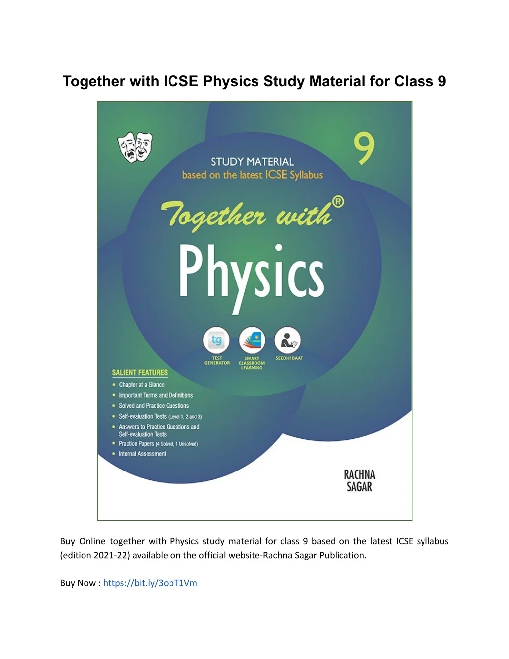 PPT - Together with ICSE Physics Study Material for Class 9 PowerPoint ...