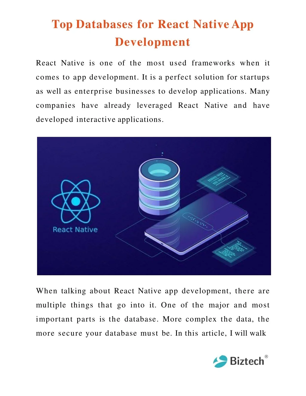 PPT - Top Databases for React Native App Development PowerPoint ...