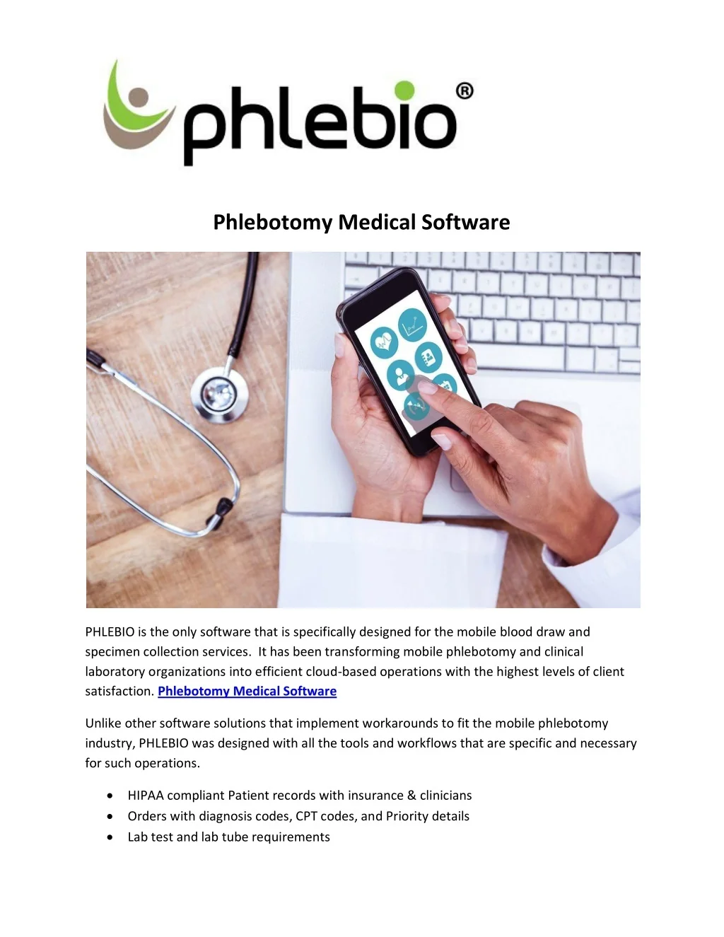PPT - Phlebotomy Medical Software PowerPoint Presentation, free ...
